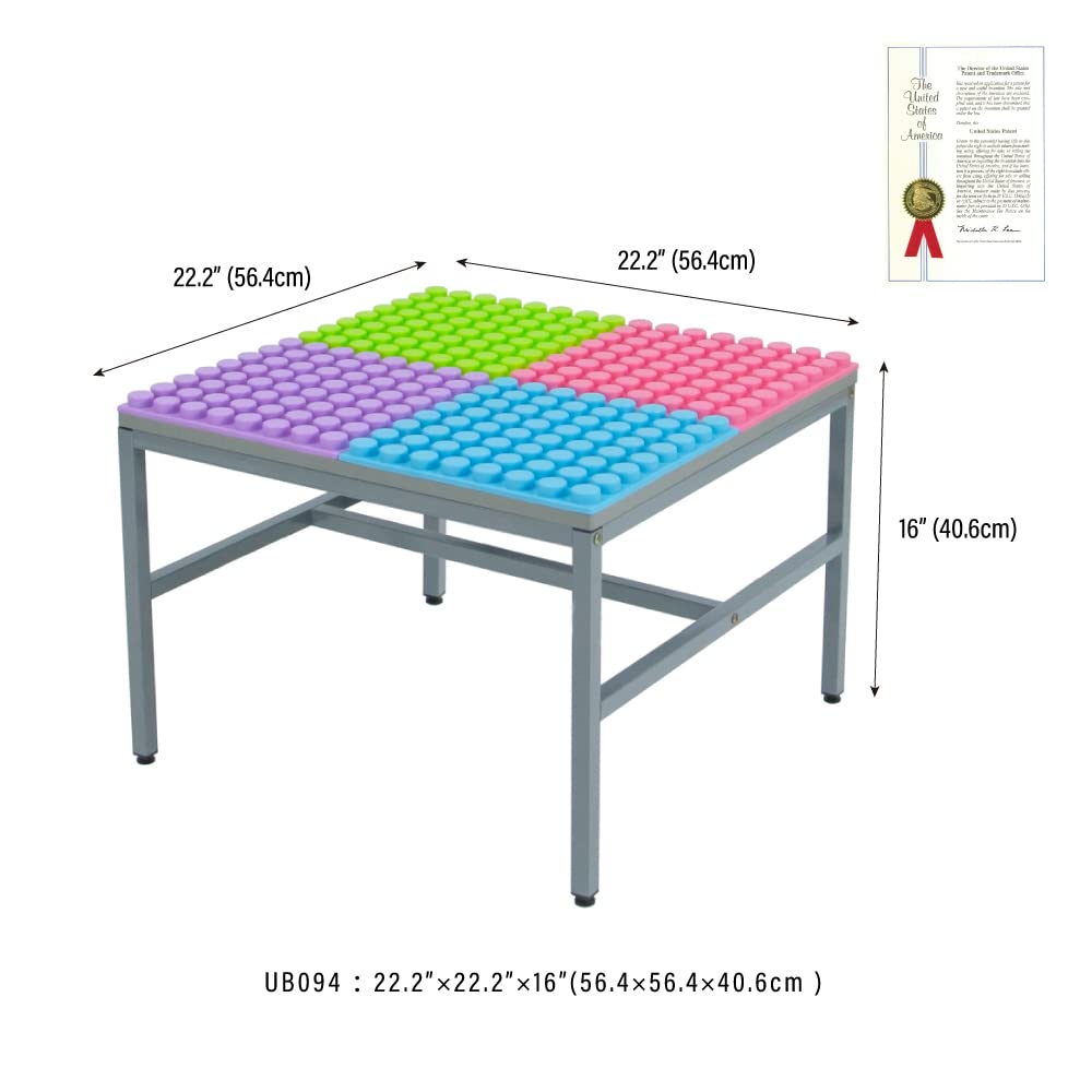 UNiPLAY Play Station for Soft Building Blocks β Early Learning Soft Building Blocks, Cognitive and Motor Skills Development, Educational Play and Sensory Station for Kids (Large)
