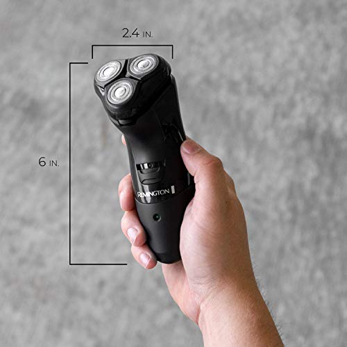 Remington PR1235 R3 Power Series Rotary Shaver, Men's Electric Razor, Electric Shaver, Black