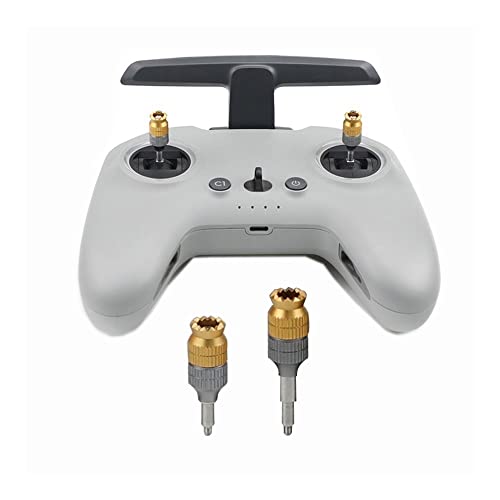 Helicopter Joystick 1 Pair FPV Remote Control Extension Joystick CNC Aluminum Thumbstick for FPV Drone Accessories RC Remote Control Joystick ( Color : 1 Pair )