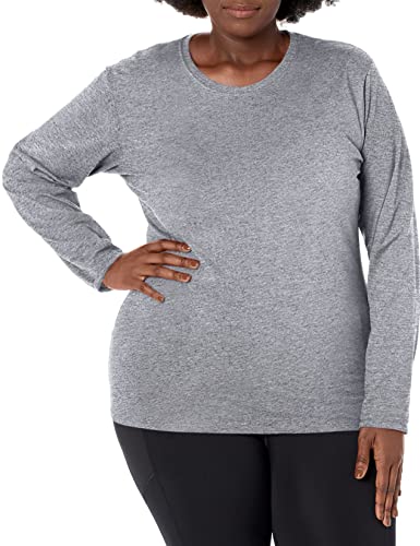 Russell Athletic womens Cotton Performance T-shirts T Shirt, Long - Oxford, Large US