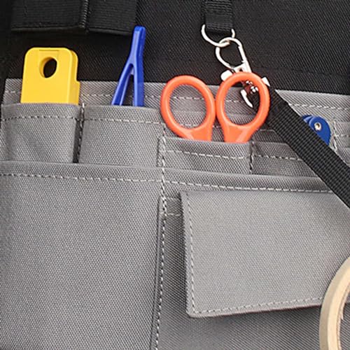 Nurse Waist Bag Large Capacity Multi Slot Waterproof 600D Oxford Cloth Belt Bag, Multi Grid Nursing Belt Bag with Pockets Practical Waist Bag for Pharmaceutical Supplies