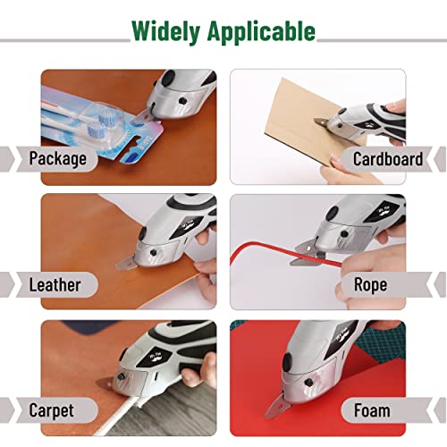 Mr. Pen- Electric Scissors with 2 Blades, 3.6V, Cordless Electric Scissors for Cardboard, Electric Box Cutter, Cardboard Cutter Electric, Electric Shears, Box Cutter Electric