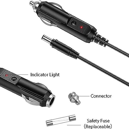 Nuxkst Car DC Adapter for AR Acoustic Research AWSBT6 Mainstreet Indoor/Outdoor Portable Wireless Bluetooth Speaker Auto Vehicle Boat RV Camper Power Supply Cord Cable PS Battery Charger PSU