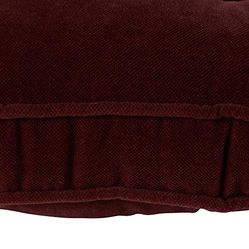 Greendale Home Fashions Jumbo Rocking Chair Cushion Set Hyatt Fabric, Burgundy