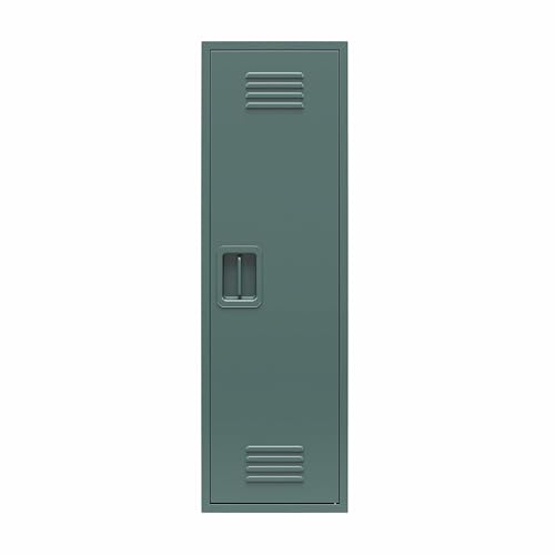 Little Seeds Casey Kids Tall Metal Storage Locker, Hunter Green
