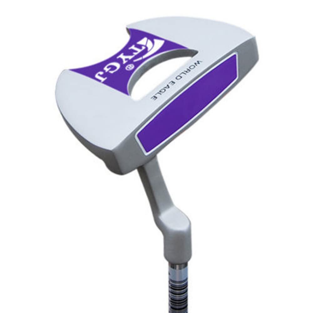 Golf Club Putter Steel Mallet Putters Men Women Golf Putters Chipper Golf Blade Putters (Purple)