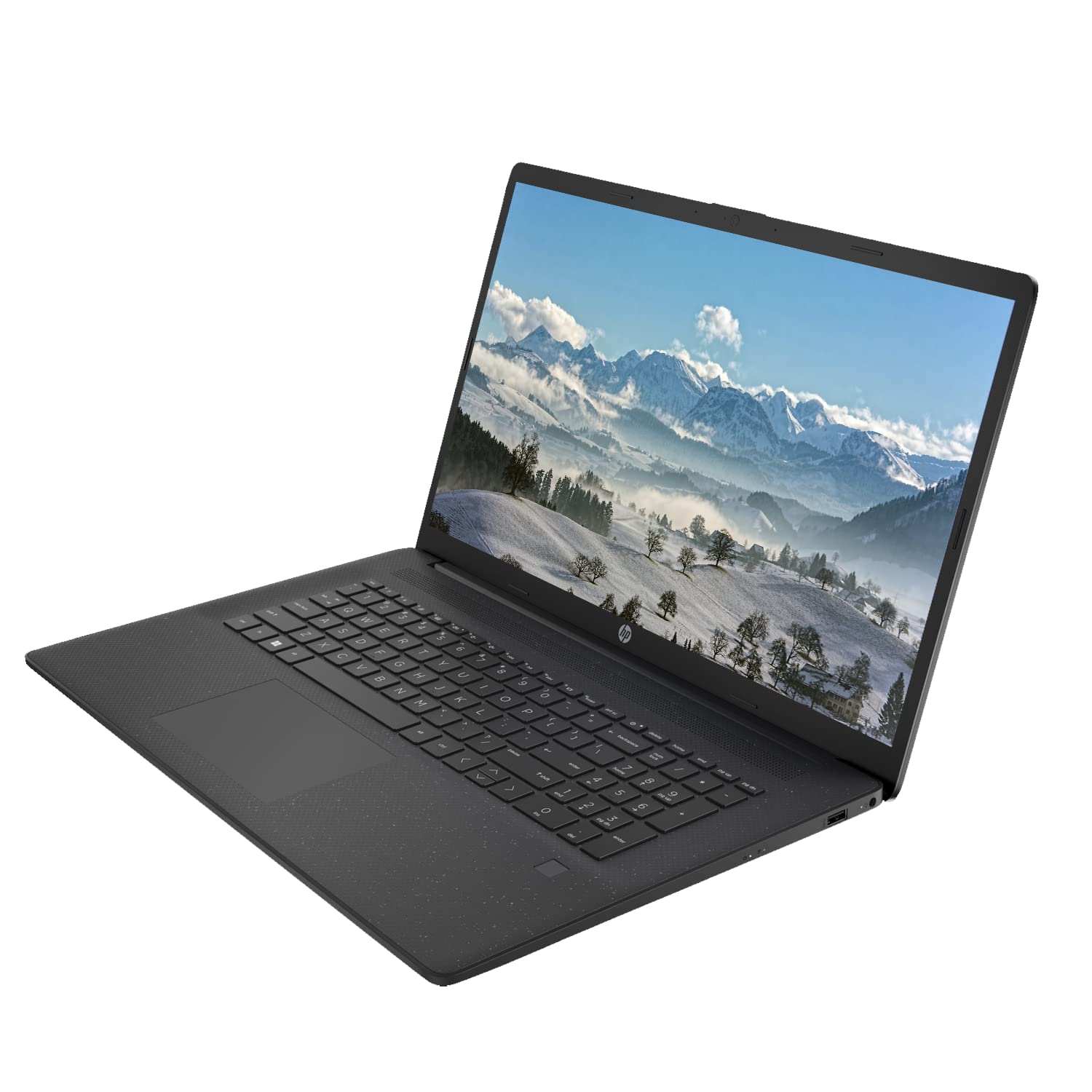 HP Notebook Laptop, 17.3" HD+ Display, AMD Ryzen 7 5825U Processor, 32GB RAM, 1TB PCIe SSD, Webcam, FP Reader, HDMI, Wi-Fi, Windows 11 Home, Black