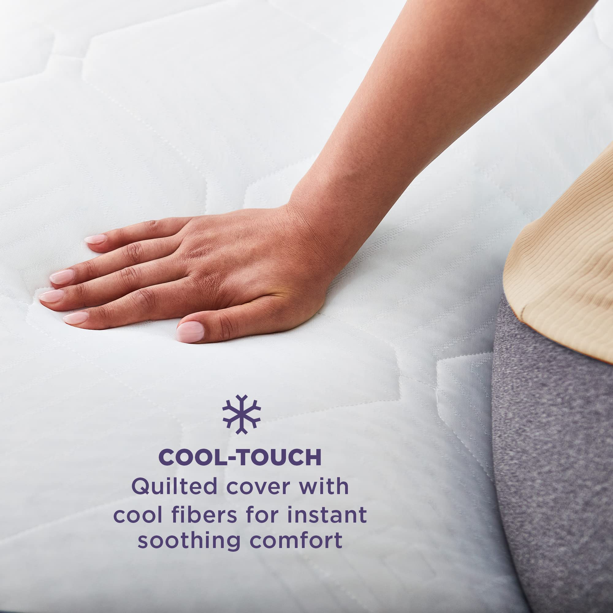 Sleep Innovations Arlo 10 Inch Cooling Firm Support Foam Mattress, Twin Size, Bed in a Box, Airflow Foam, Firm Feel