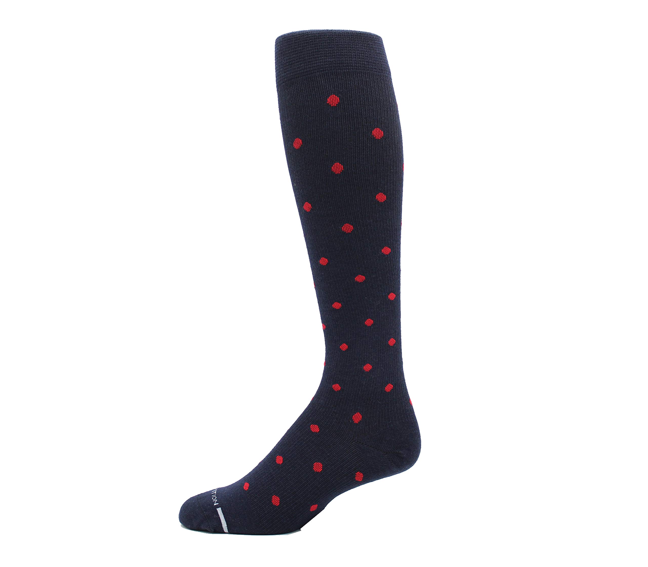 Dr. Motion 4 Pairs Men's Athletic Traveler Graduated Compression Knee High Socks (Mcomp-SL1)