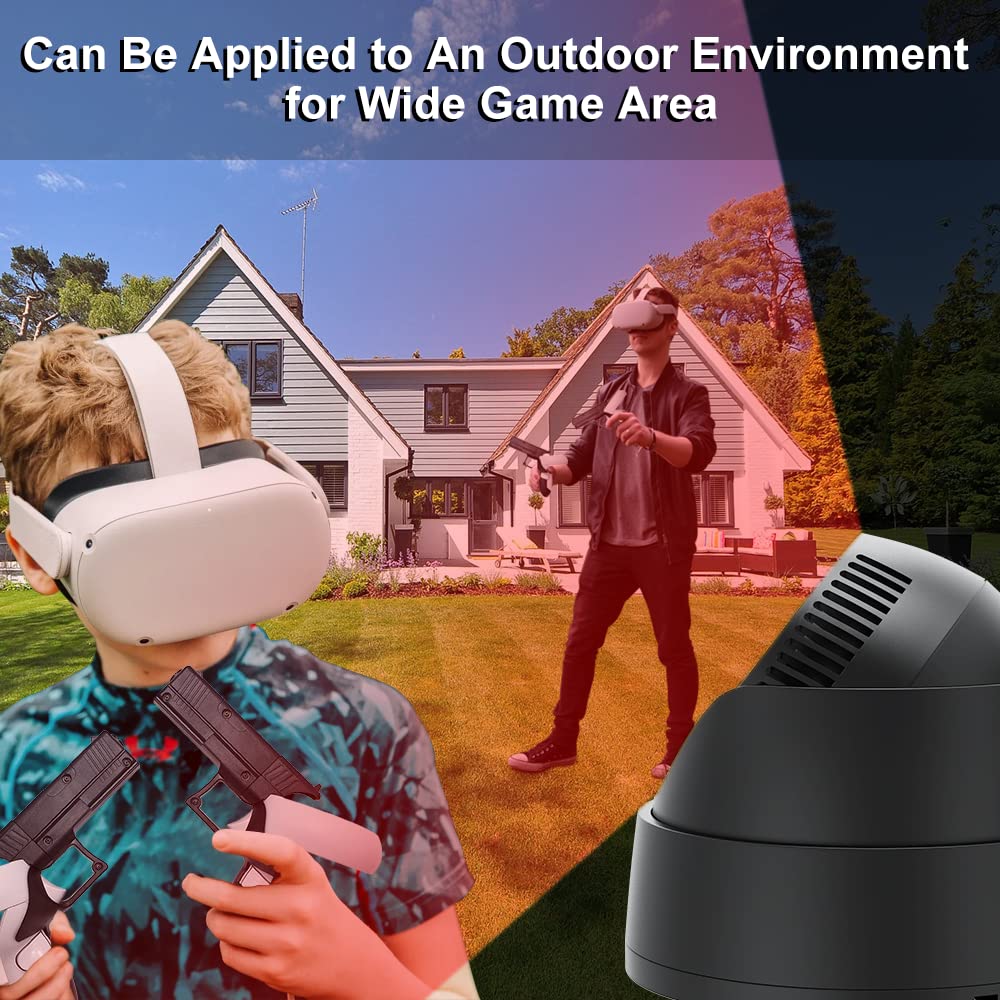 IR Illuminator for Oculus Quest 2/1 LED IR Light, Infrared Light VR Accessories, 10.8 ft Cable with Switch, Auto ON/Off, Enhance Hand Tracking Sensitivity, Reduce Drift, No-Light Leakage, Black