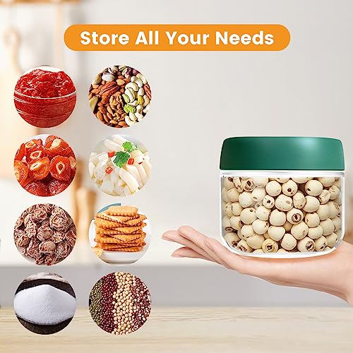 MR.KIANGCI 4 Pack 10oz Glass Jar with Lid,Leak Proof Glass Jars for Overnight Oats,Reusable Small Mason jars Overnight Oats Jars for Fruit, Salad, Dressing, Snacks Cereal,Sauce,Cerea,Sugar,Beans