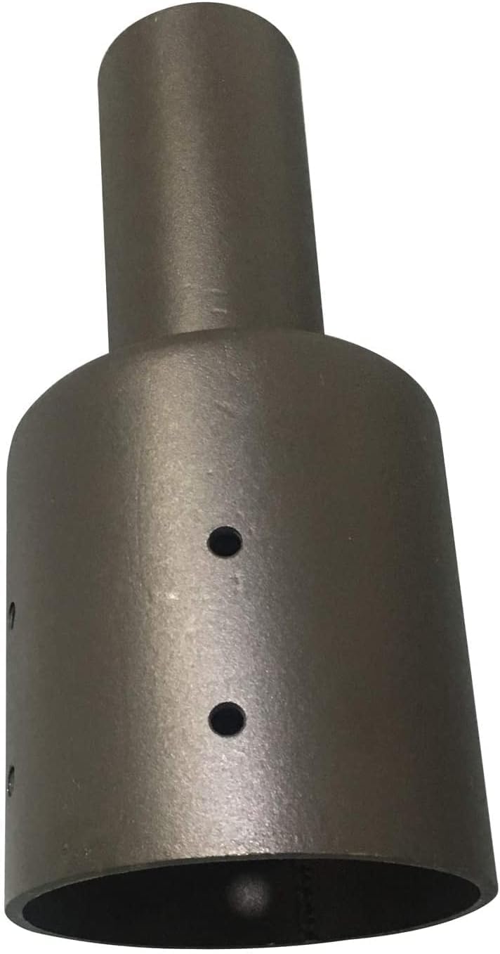 Light Pole Adapter for 3-inch Round Pole, Top Pole Tenon with 2 3/8" Slip Fit Mount, Round Pole Bracket Tenon Adapter for Led Parking Lot Lights Led Shoebox Led Area Light (1 Pack)