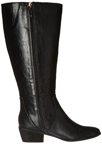 Dr. Scholl's Shoes Women's Brilliance Wide Calf Riding Boot, Black, 7 M US
