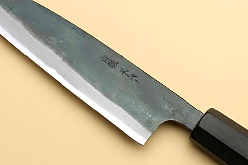 Yoshihiro Aogami Super Blue High Carbon Kurouchi Petty Utility Knife (6'' (150mm) & Saya)