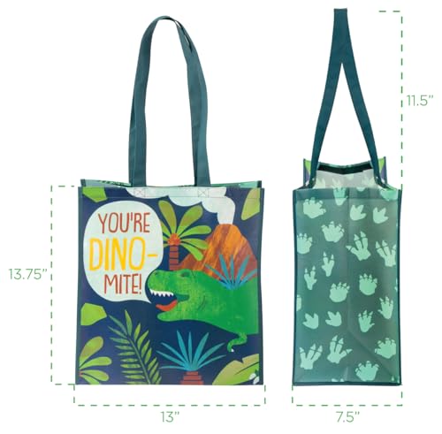 Stephen Joseph, Large Recycled Gift Bag with Handles, Kids, Reusable, Birthday Party Gift Bag, Shopping Bag