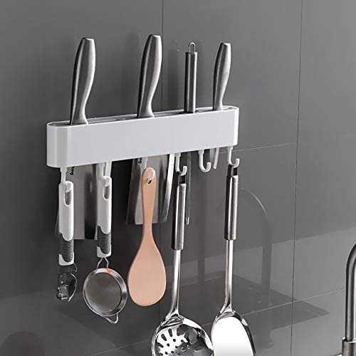 JHHDP Wall-Mounted Knife Holder Knife Holder Shelf Kitchen Hook Kitchen Knife Holder Rack Household Knife Holder Storage Rack (Color : D)