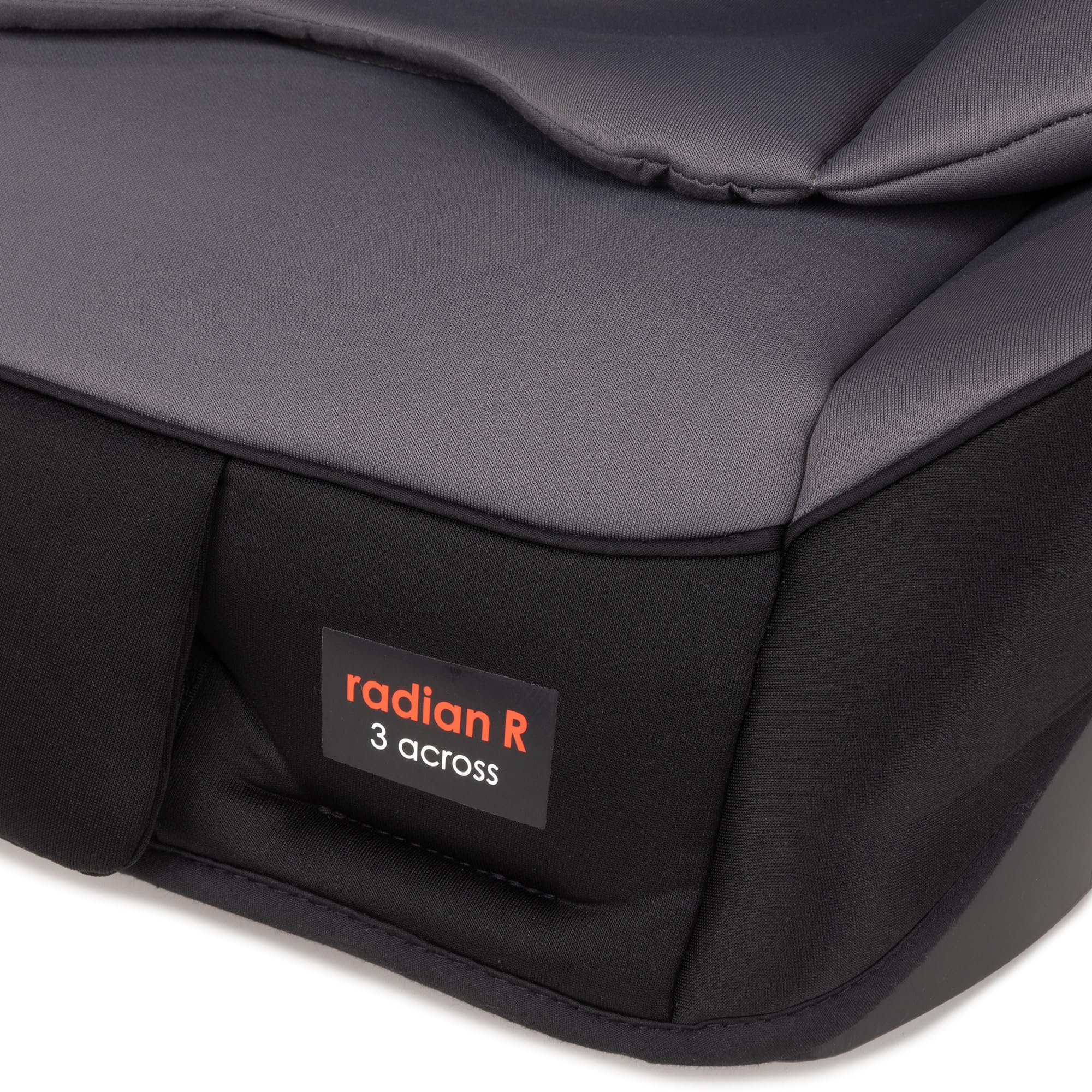 Diono Radian 3RXT Special Edition Slim Fit 3 Across All-in-One Convertible Car Seat, Rear-Facing, Forward-Facing and High-Back Booster, Gray Pebble