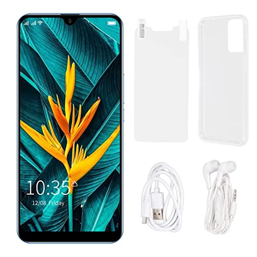 Zunate 6.1 Inch HD Full Screen Dual SIM Unlocked Smartphone, 5MP 8MP Camera RAM 3GB ROM 32GB Screen Facial Recognition Mobile Phone for Android(Black)
