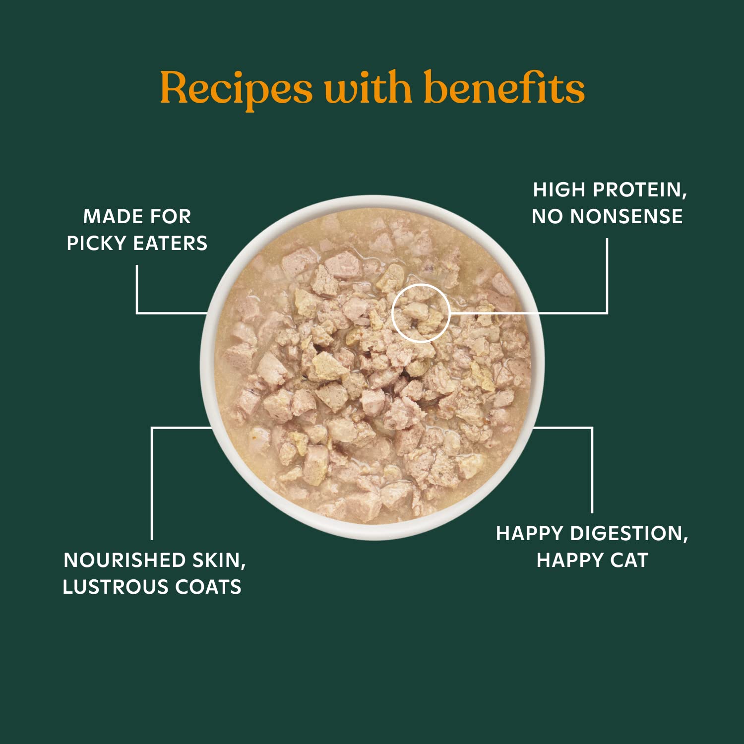 Made by Nacho Wet Cat Food, Grass-Fed, Grain-Finished Minced Beef in Bone Broth for Extra Hydration, (10 Pack)
