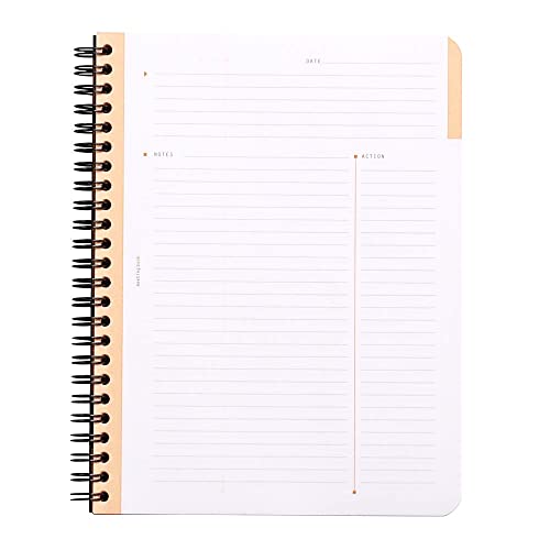 Rhodia Efficient Meeting Notebook, Black 8.25" x 6.25"