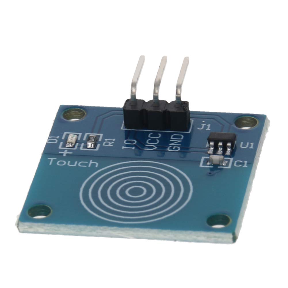 Fielect 4-Key Capacitive Touch Sensor Pad Module TTP224B for Arduino,Replacing The Traditional Touch Button