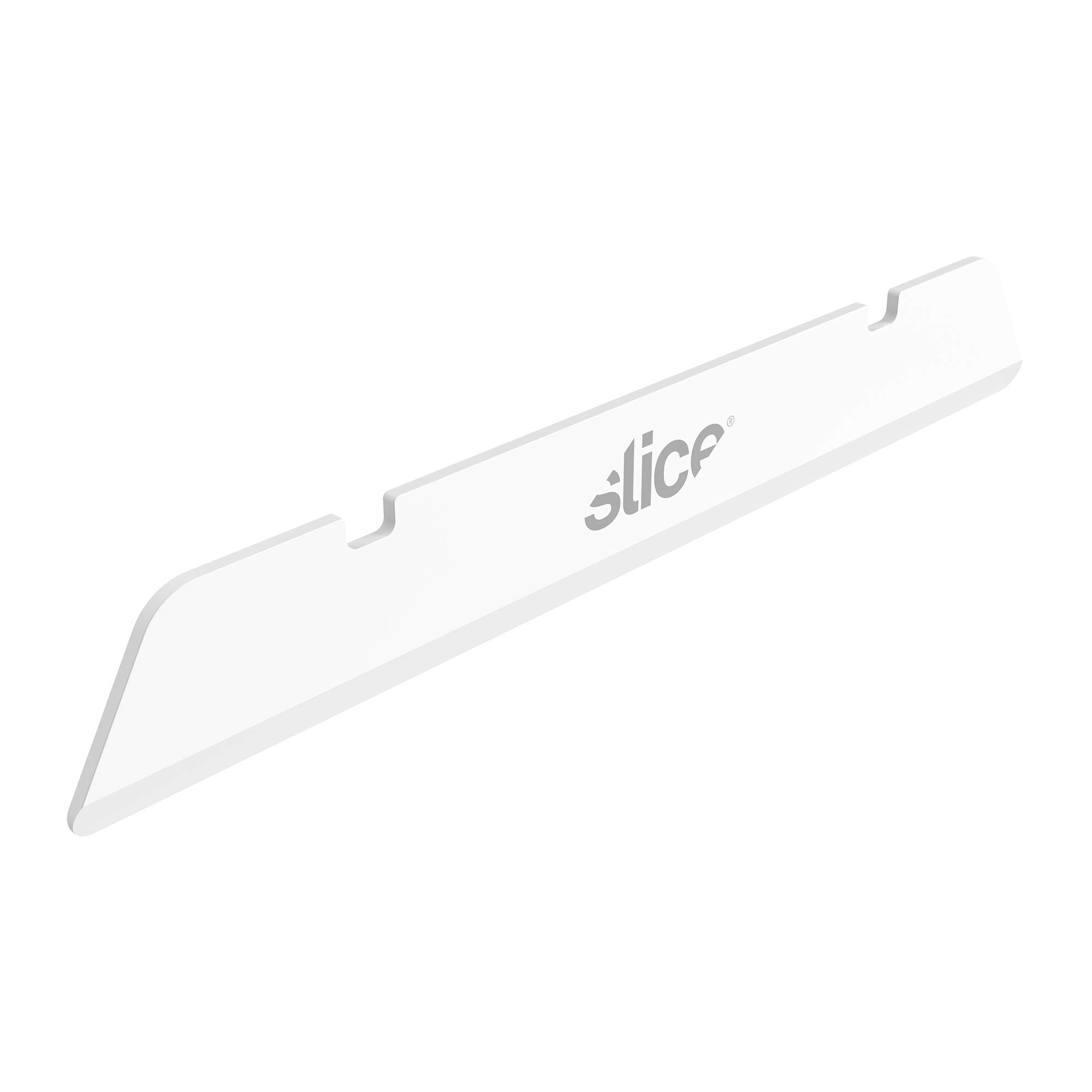 Slice 10538 Extra Long Industrial Blade, Advanced Ceramic, Ideal for Insulation, Batting, Foam, Finger-Friendly Safety Blade, Lasts 11x Longer Than Metal, Rounded Tip (4 Pack)