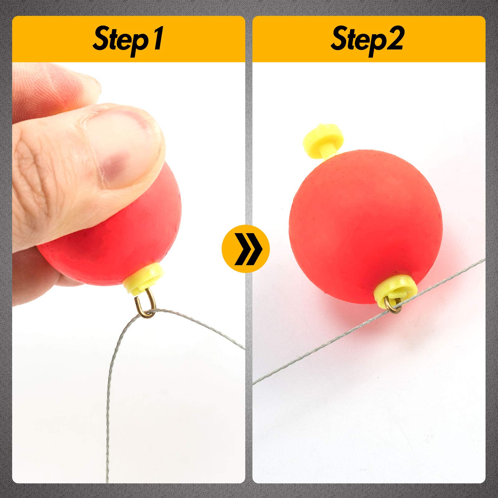 Dr.Fish 10pcs Snap on Fishing Bobber Unweighted EVA Foam Spring Push Button Float Cigar Float Oval Strike Lndicator Fishing Gear Supplies