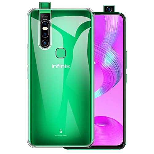 Shantime Infinix S5 Pro X660 Case + Universal Mobile Phone Lanyards, Neck/Crossbody Soft Strap Silicone TPU Cover Bumper Shell for Infinix S5 Pro X660 (6.53β)