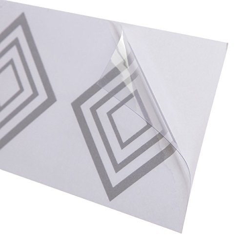 Dreambaby Safety Glass Door and Window Decals - Movable & Reusable Design - Adheres with Static Cling - 6 Pack - White - Model L169