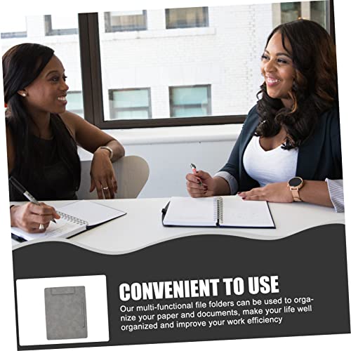 MAGICLULU Folder Board Metal Pencil Business Supplies Office Stuff Document Open House Flags for Real Estate Agents Stationery Document Holder Exam Paper Base Office Document Clip Clipboards