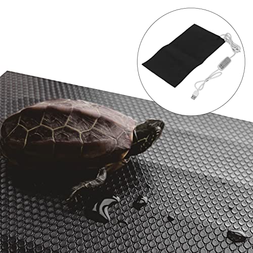 Temperature Regulating Heating Pad, 4 Gear USB Power Waterproof Electric Cloth Heater DC5V Applied to Pet or the Residence of Small(10x20cm/3.94x7.87in)