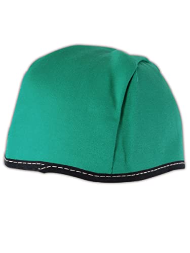 MAGID SparkGuard WC1M Welder's Beanie | 9 oz. Flame Resistant Welder's Beanie - Flame Resistant Cotton, Medium, Green (1 Beanie)