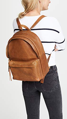 Madewell Women's The Lorimer Backpack, English Saddle, Tan, One Size