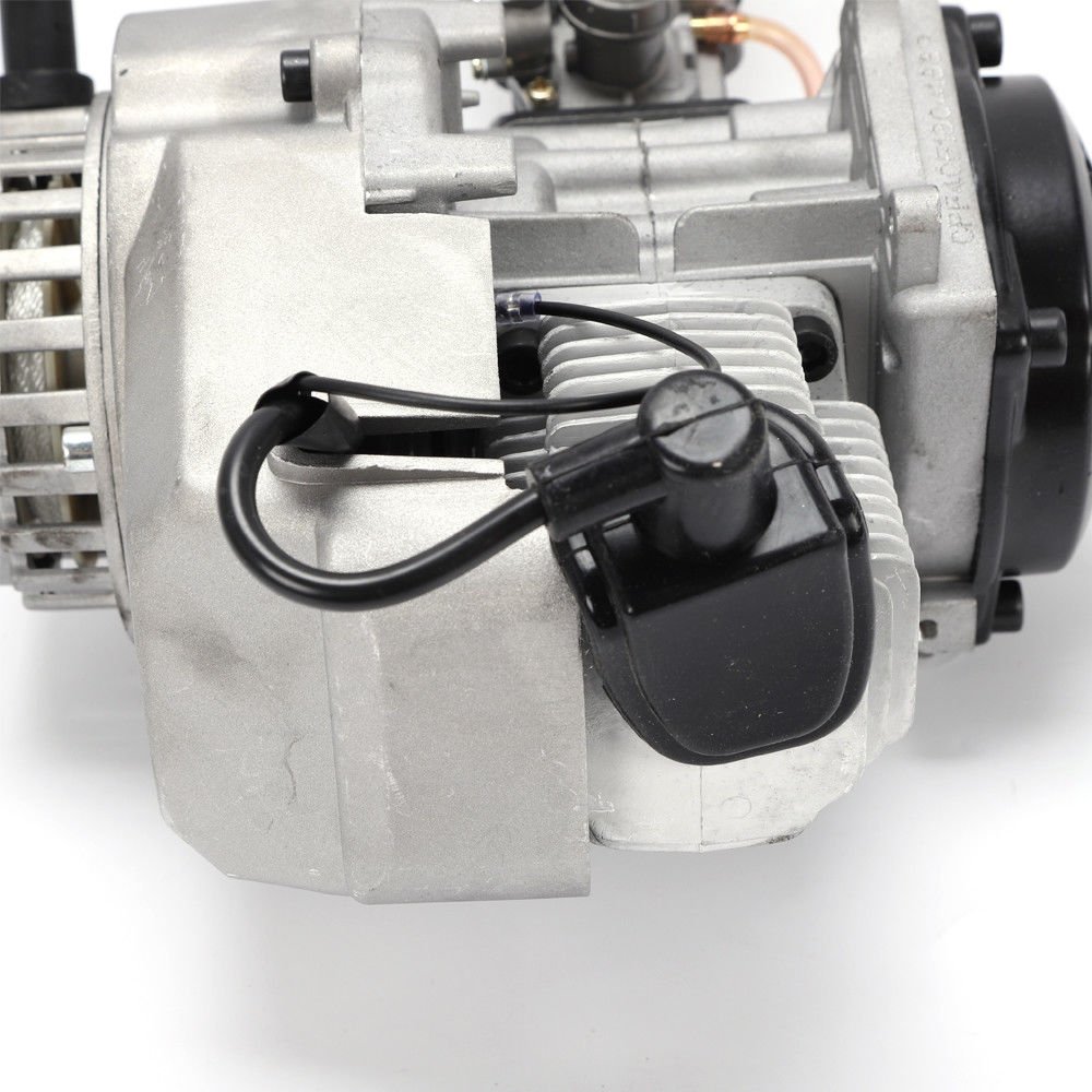 Engine TBVECHI 49CC 2-Stroke Minimoto Engine Pull Start Engine Motor Pocket Mini Buggy or Mini Four-Wheeler ATV