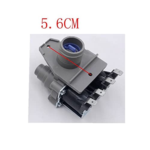 Drum Washing Machine Water Inlet Solenoid Valve Double Head Water Inlet Valve Part FCS360A for WA-38B-8 ,Compatible for Toshiba