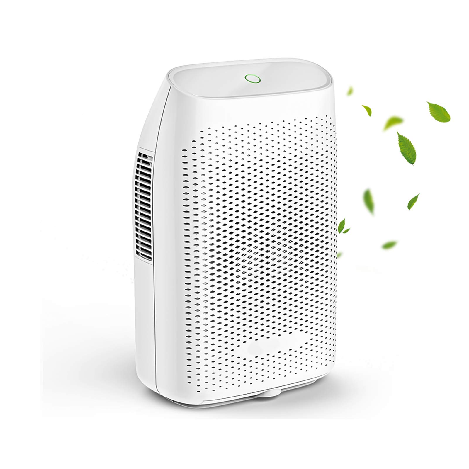 Electric Dehumidifier, Mini Dehumidifier, 2200 Cubic Feet, Compact and Portable for Moisture, Dust in Home Bedroom Bathroom Kitchen Basement Caravan Office Garage (White)