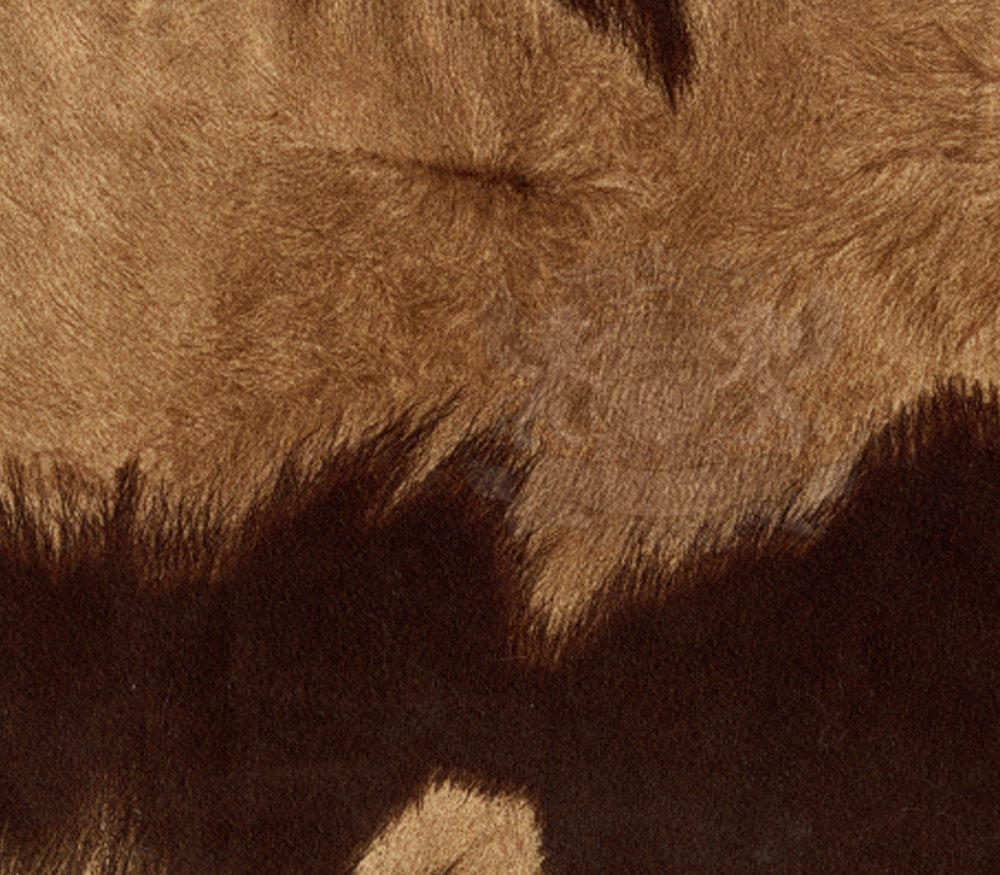 Velvet Suede Fabric Big Cow Brown / 54" Wide/Sold by The Yard