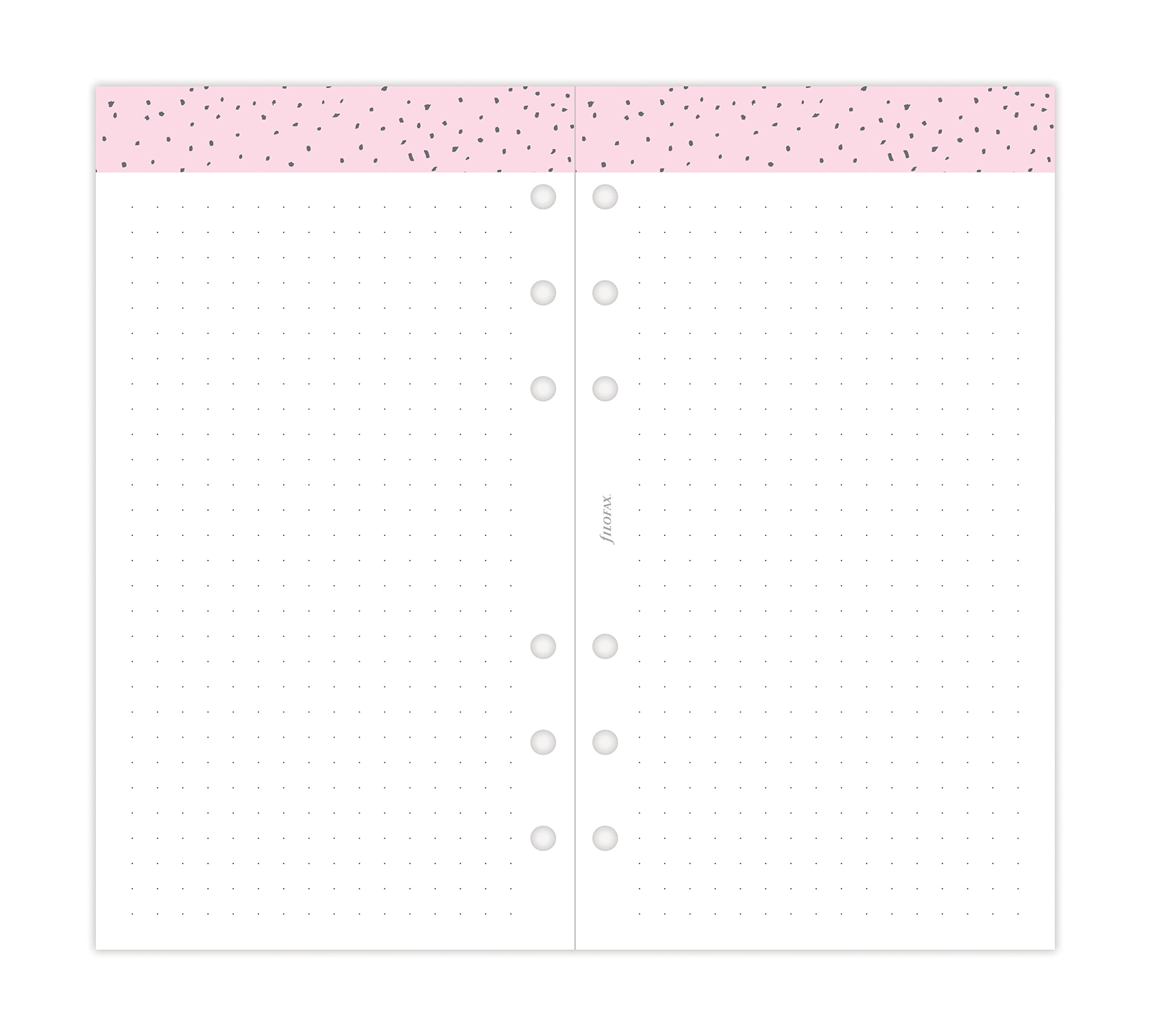 Filofax Personal Confetti week to view 2024 diary