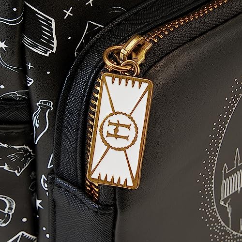Loungefly Harry Potter All Over Print Women's Double Strap Shoulder Bag Purse