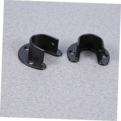 Zerodeko 16 Pcs Shower Rod Holder Shower Curtain Holders Curtain Rods Holders Closet Rod Holder Shower Rod Holders Rod End Supports Closet Rod End Supports Cloth Rod Holder Rod Socket Base