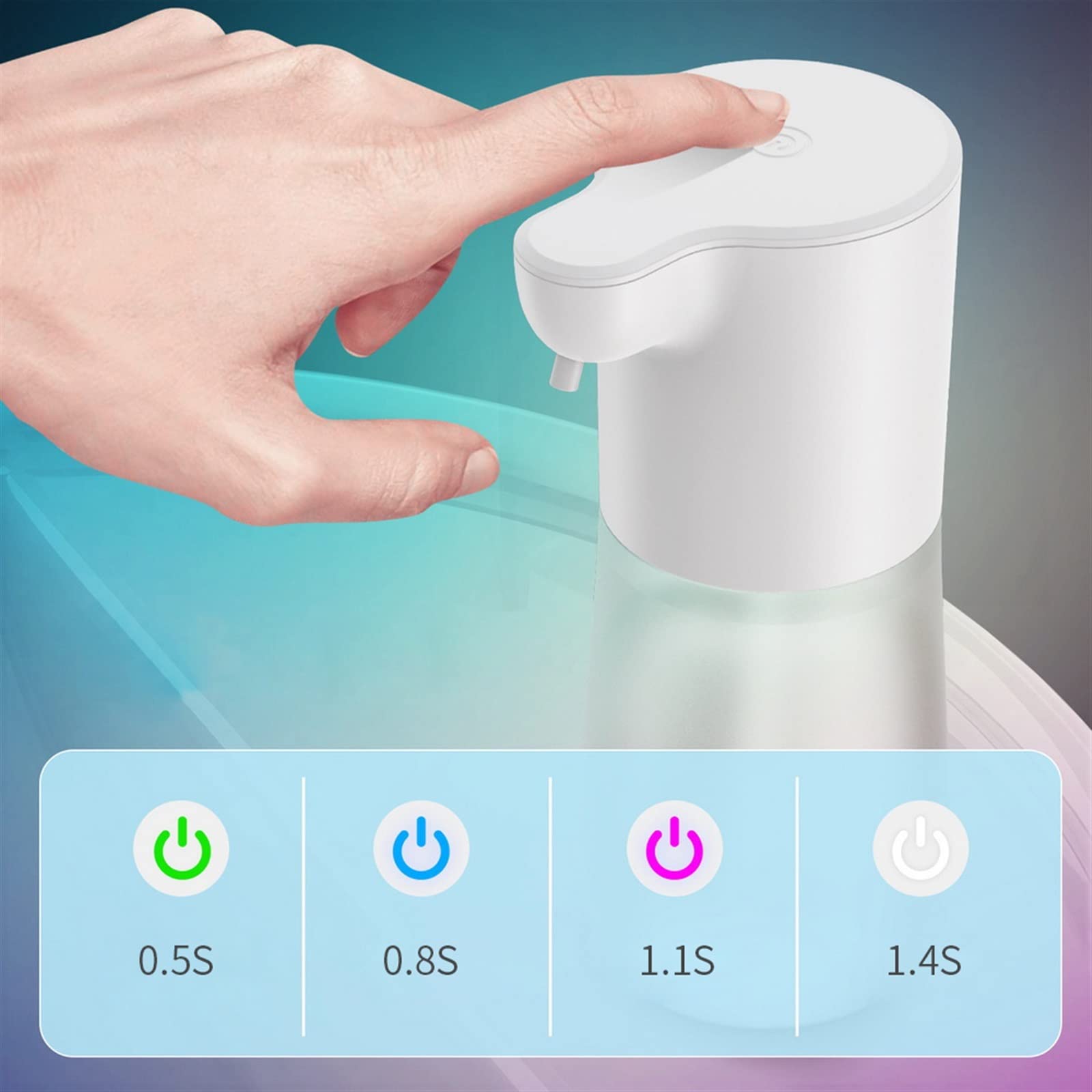 FEEGAR Charging Automatic Induction Soap Dispenser Smart Infrared Touchless Hand Washer for Kitchen Bathroom Hand Soap Dispenser