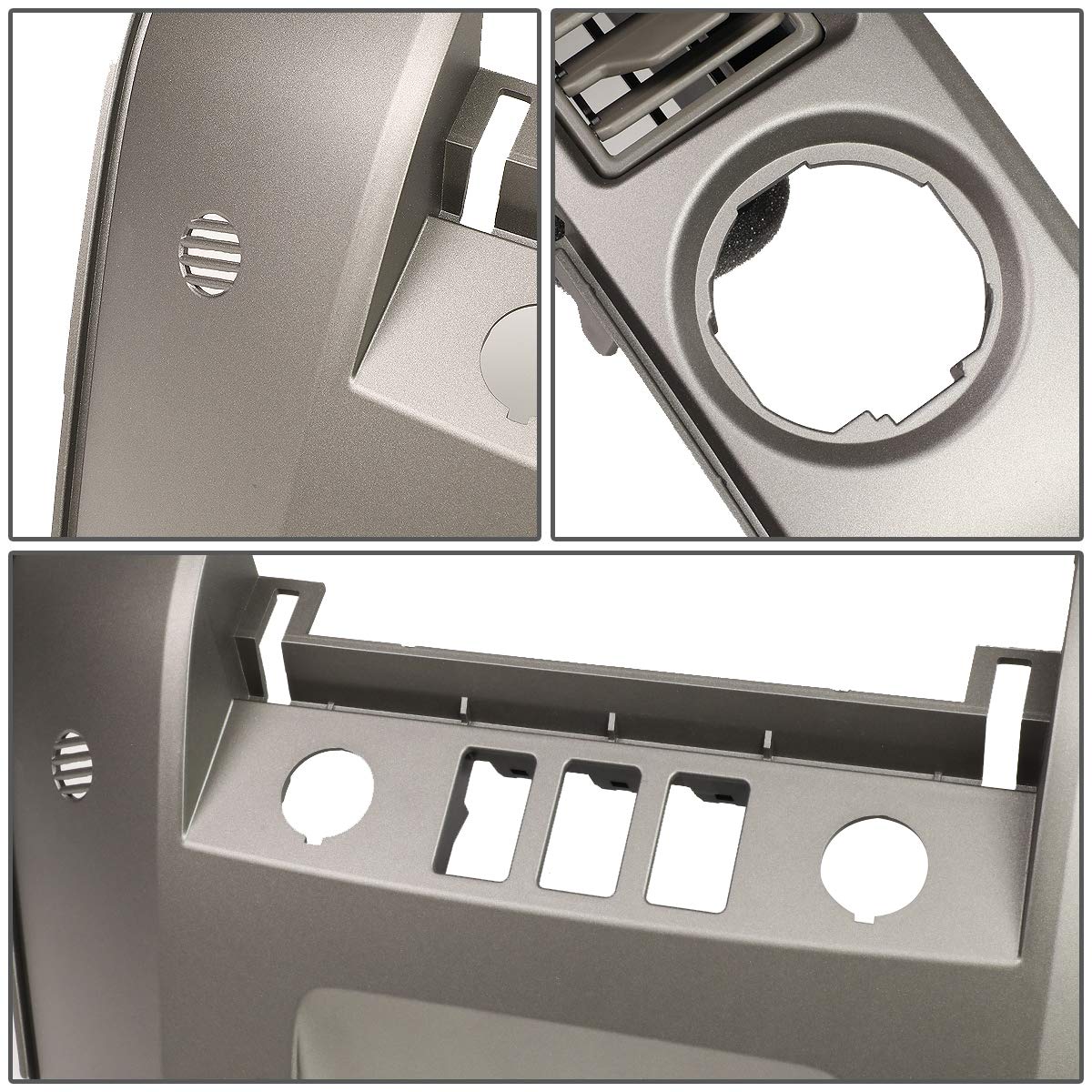 DNA Motoring ZTL-Y-0147 Center Dash Audio A/C Vent Surround Bezel Instrument Panel Bezel Cover Lid