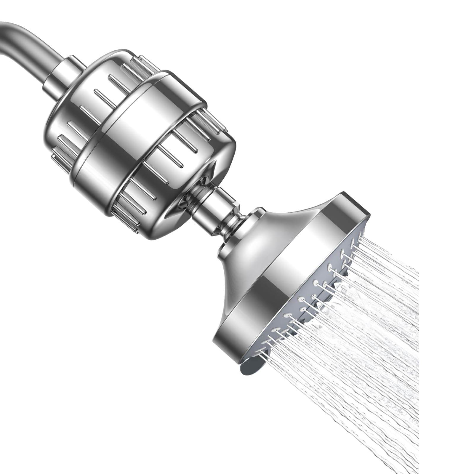 Filtered Shower Head 18 Stage Shower Filter with 5 Spray Mode Showerhead