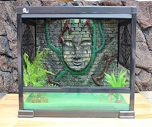 Tfwadmx Reptile Carpet, 2 Pack of Bearded Dragon Mat Terrarium Substrate Liner Bedding for Snake Turtle Lizard Geckos Hermit Crabs (24'' X 16'')