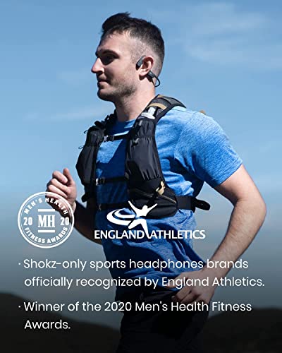 SHOKZ OpenRun Bluetooth Bone Conduction Running Headphones - AW22 - One - Black
