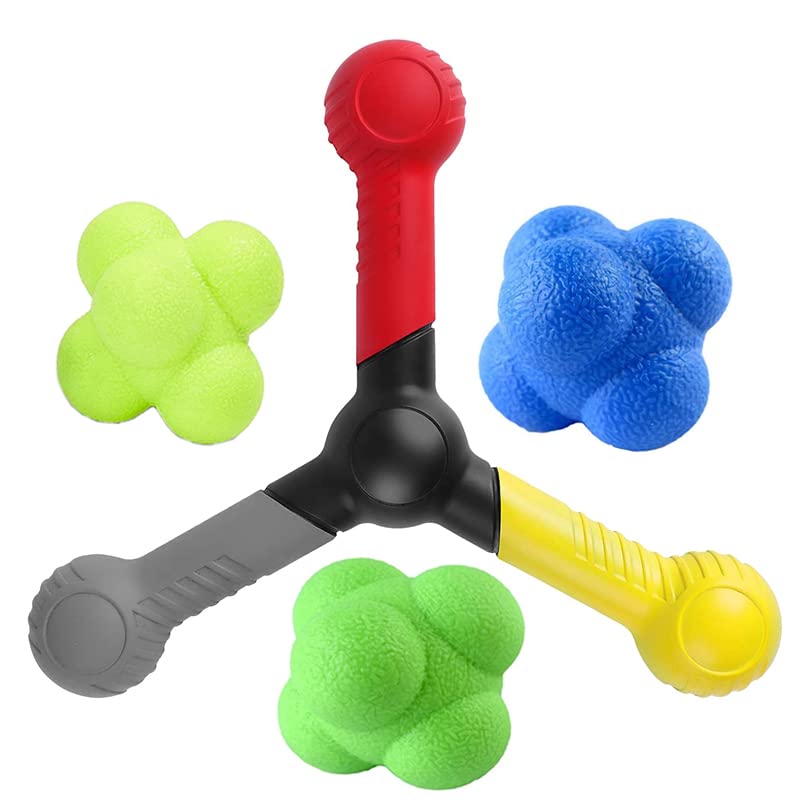 Hand Eye Coordination Trainer, Reaction Training Bar, Outdoor Reaction Speed Training Tool Set, Improve Reflex Agility and Focus for Sports Exercise