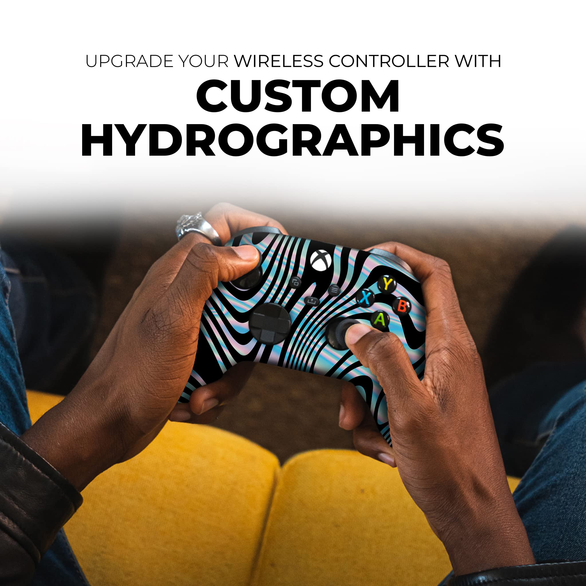 DreamController Original X-box Wireless Controller Special Edition Customized Compatible with X-box One S/X-box Series X/S & Windows 10 Made with Advanced HydroDip Print Technology(Not Just a Skin)