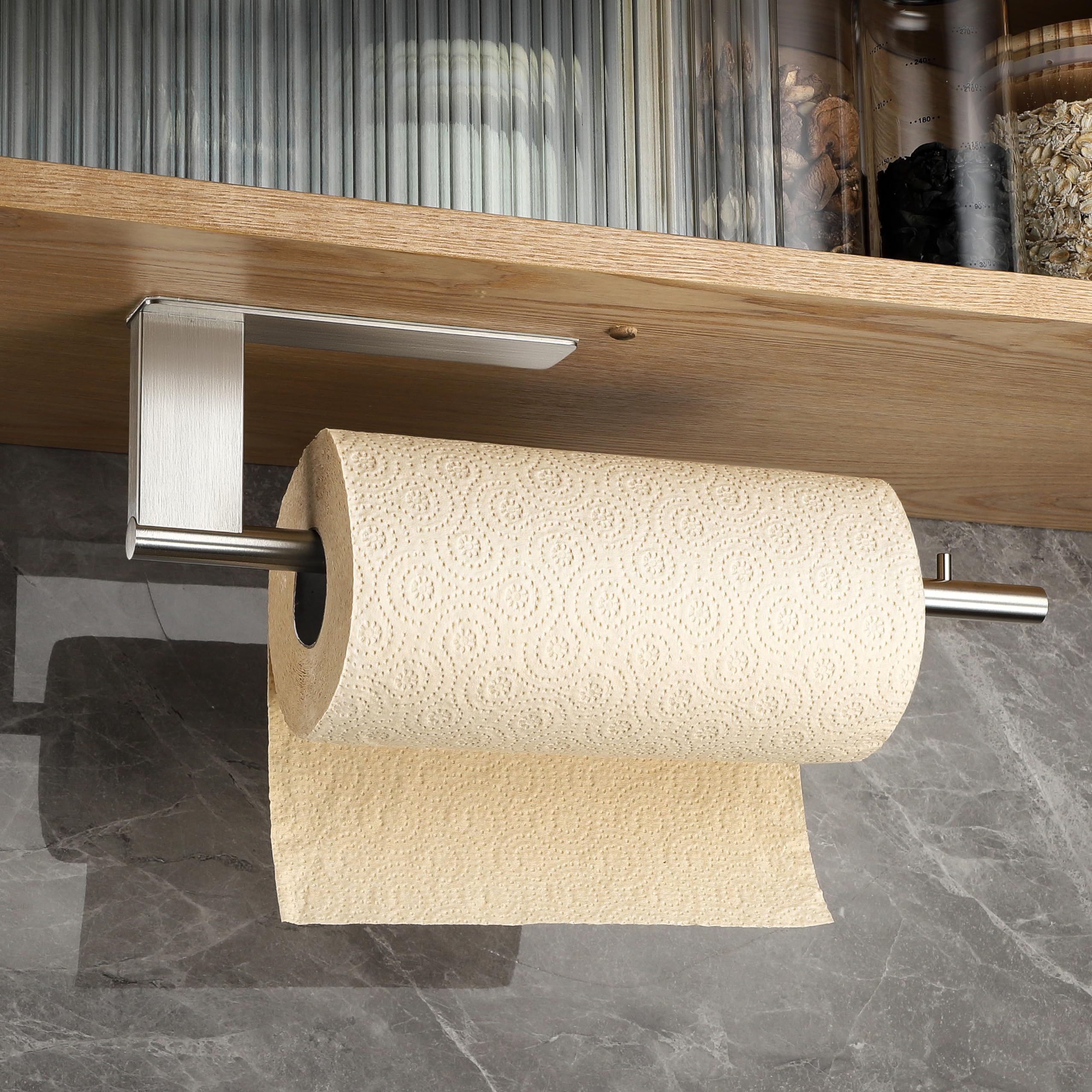 ENIBOE Corner Shower Caddy and Paper Towel Holder