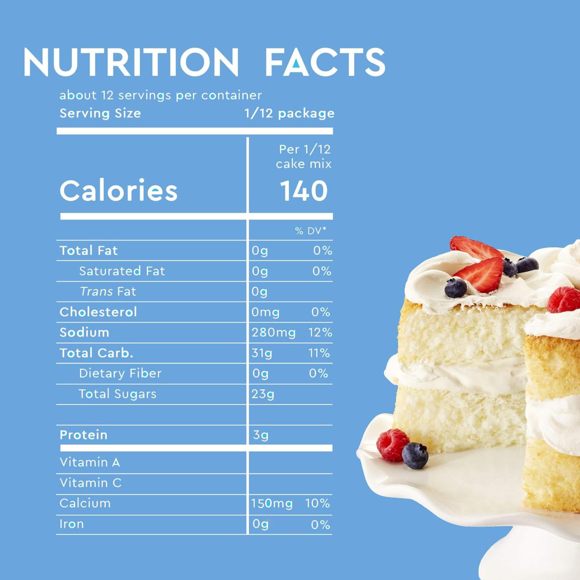 Duncan Hines Signature Cake Mix Angel Food