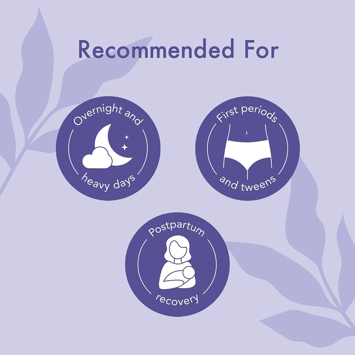 Rael Disposable Underwear for Women, Organic Cotton Cover - Incontinence Pads, Postpartum Essentials, Disposable Underwear, Unscented, Maximum Coverage (Size L-XL, 8 Count)